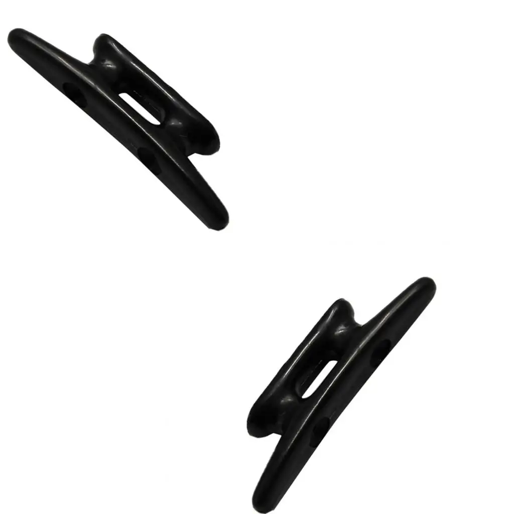 2pcs Boat Dock Cleat 3 inch 75mm Heavy Duty Nylon Cleats Black - buy at ...
