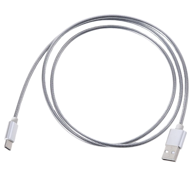 Metal-Indestructible-Chew-Proof-USB-to-Type-C-Fast-Charging-Data-Cable ...