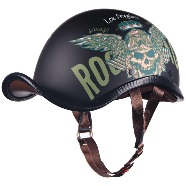 Custom Motorcycle Half Helmets