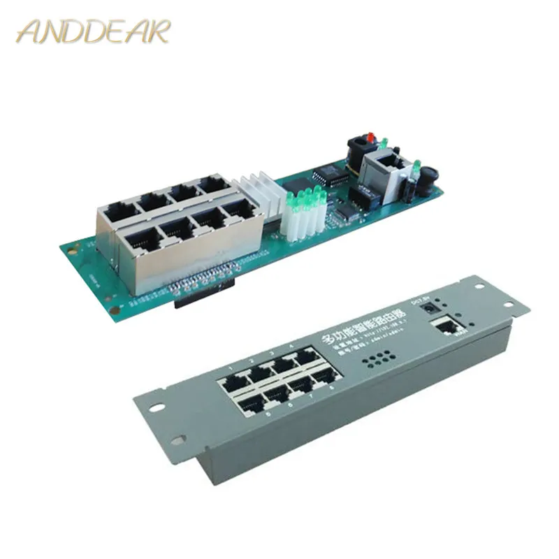 Mini-router-module-Smart-metal-case-with-cable-distribution-box-8-ports ...