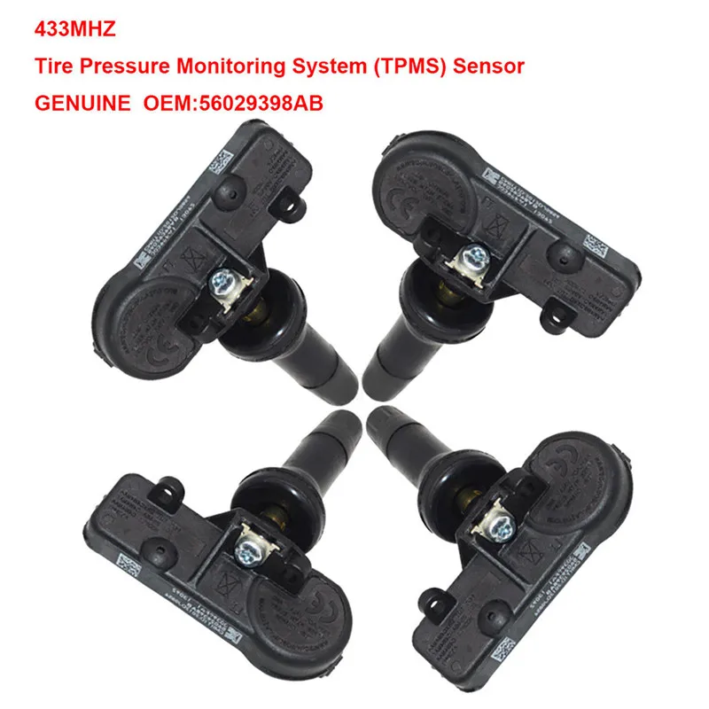 Oem Tpms Tire Pressure Sensor 56029398ab 433mhz For Chrysler Jeep Dodge ...