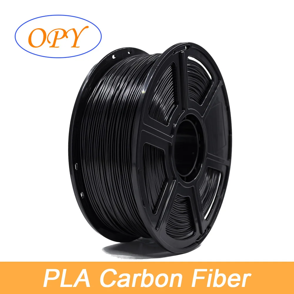 OPY-PLA-Carbon-Fiber-Filament-1-75mm-1kg-100g-10m-Sample-Plastic-Black ...