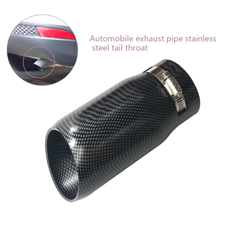 Car exhaust pipe water transfer black clamp interface is round mouth ...