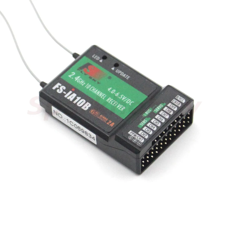 Flysky FS-iA10B Receiver 10CH 2.4GHz for RC Transmitter FS-i4 FS-i6 FS ...