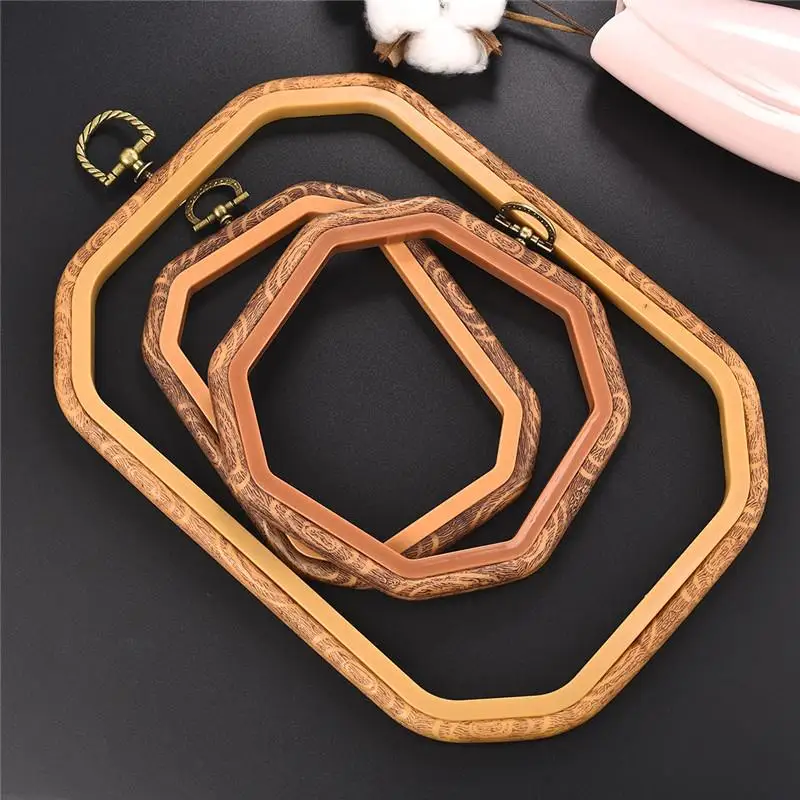 Plastic Retro Color DIY Sewing Embroidery Ring Hoop Tool Embroidery ...