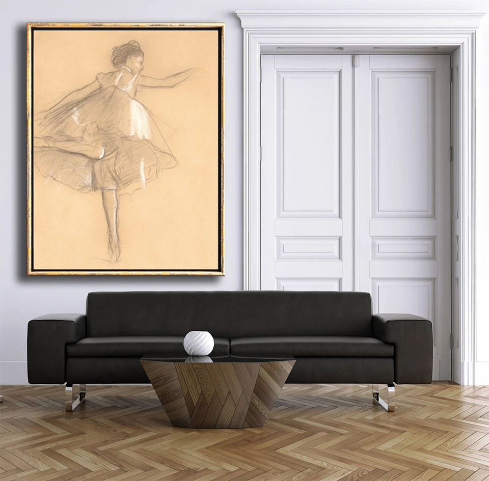 Art & Collectibles Digital Prints Prints Ballerina Print Yellow ...