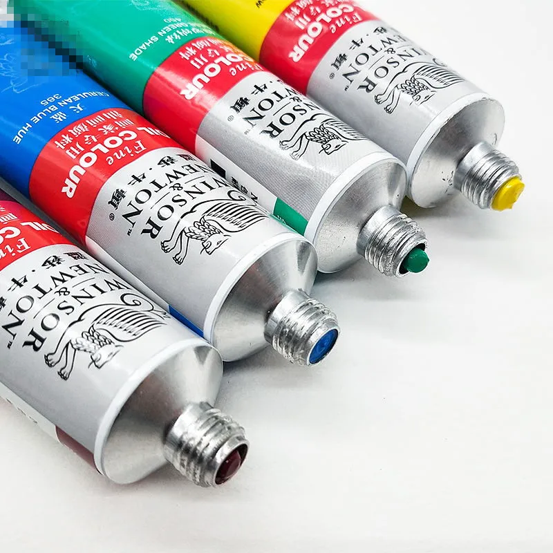 Windsor-Newton-24-colors-45ml-oil-paint-single-aluminum-tube-beginner ...