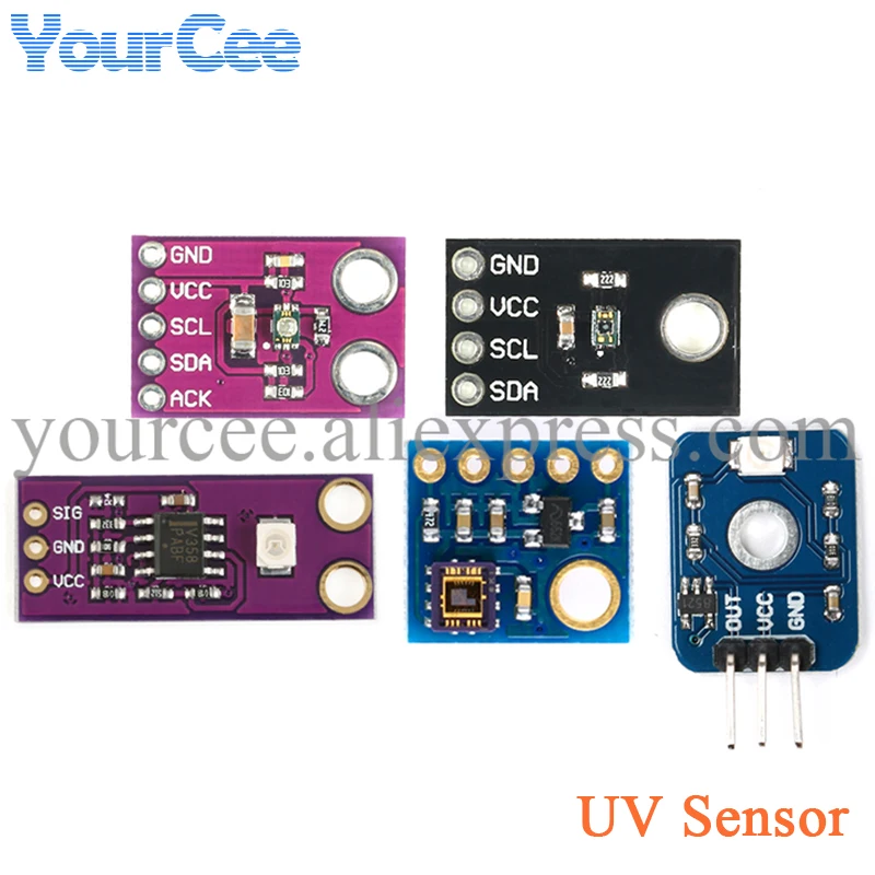 Sensor UV de detección de luz ultravioleta, módulo de Sensor de ...