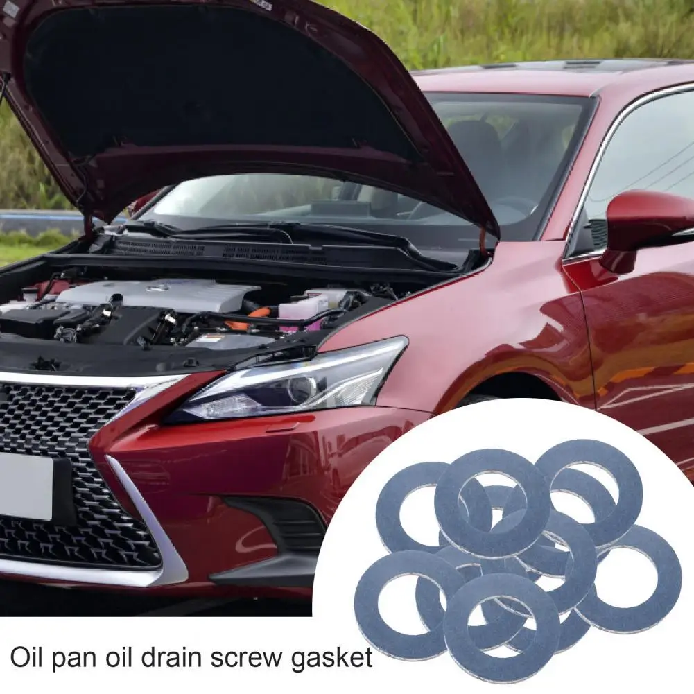 10Pcs-Professional-Aluminum-Alloy-Engine-Oil-Drain-Plug-Washers-Gaskets ...