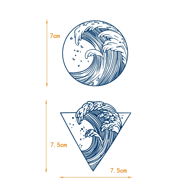 Ocean Wave Tattoo