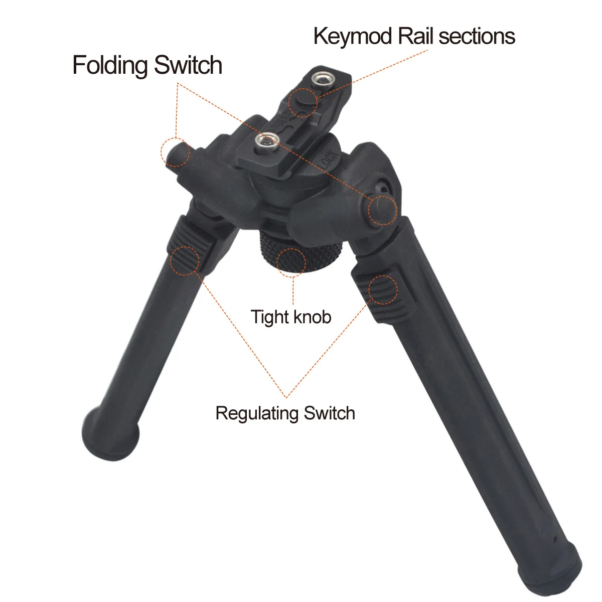 Купить Сошка Unbranded Keymod / Mlok active/8 Adjustable Rifle Bipod ...