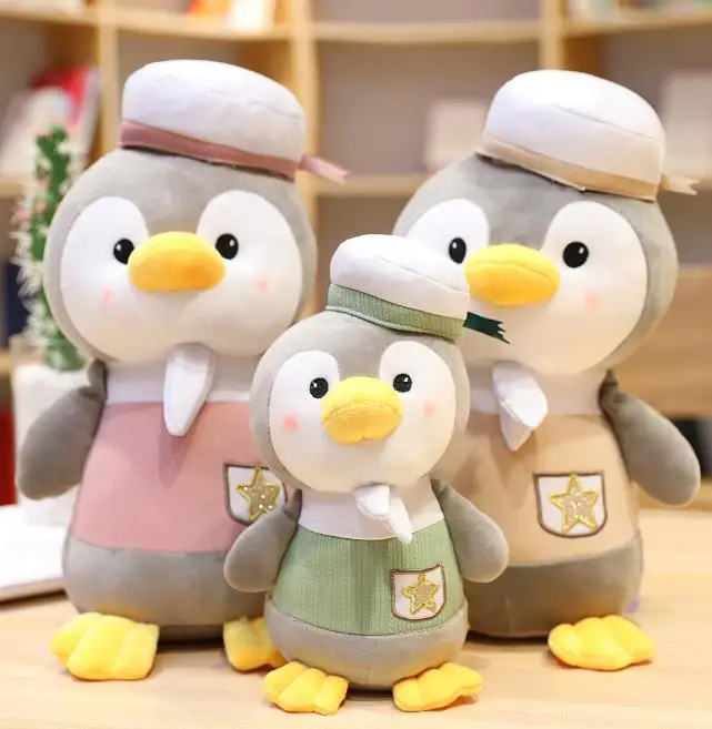 Candice guo plush toy stuffed doll cartoon animal colorful penguin ...