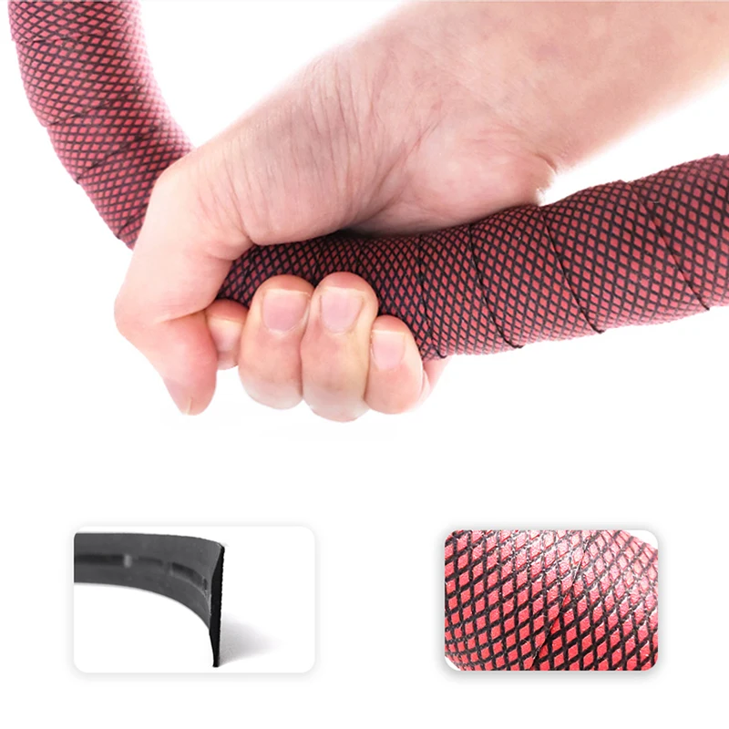 1-Pair-VELO-Bike-Handlebar-Wrap-Tape-Hollow-Anti-slip-Shockproof-EVA ...