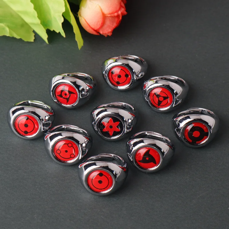 Anime-Cosplay-Ring-Set-Akatsuki-Itachi-Ring-Women-Men-Metal-Finger ...