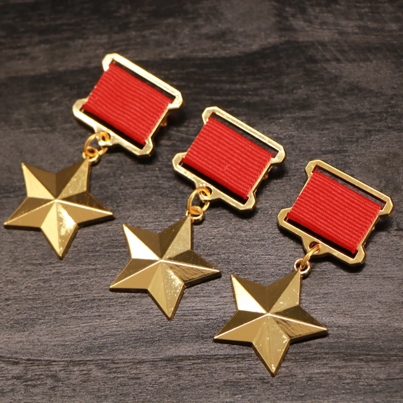 Gold-plated Stalin Gold Star Medal Russian World War Ii Ussr Soviet ...