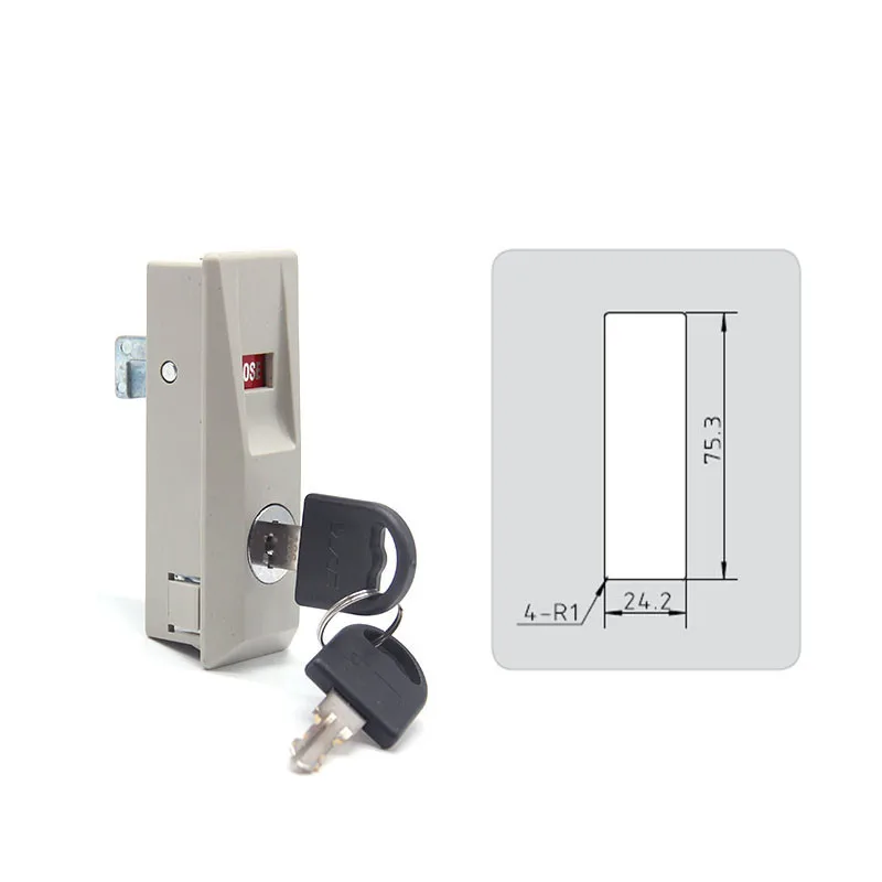 1PCS Filing Cabinet Sliding Door Locks With Keys Zinc alloy Antitheft ...