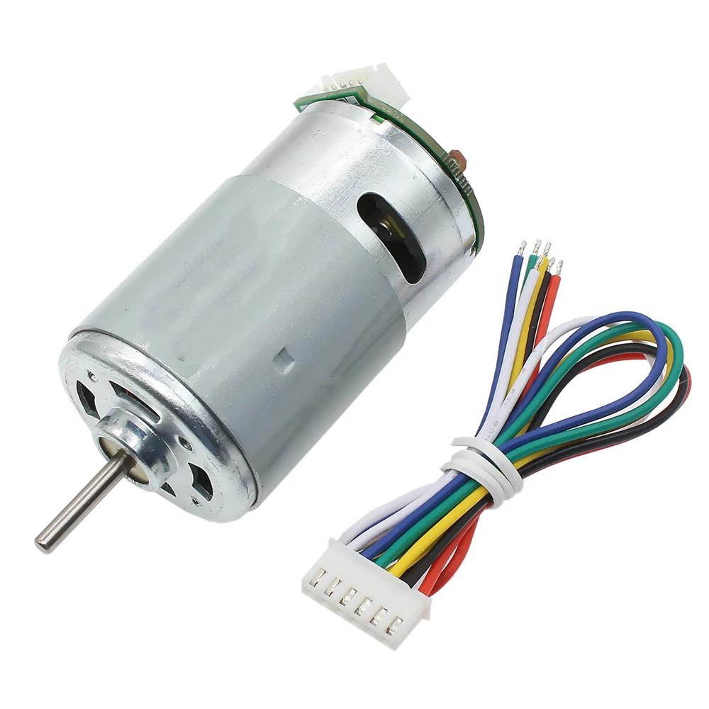 RS 555 Permanent magnet DC Hall encoder motor 6V 12V 24V 3900 16000RPM ...