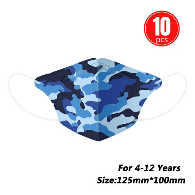 10-Piece Cartoon Face Masks for Kids | Fashion Masks Australia