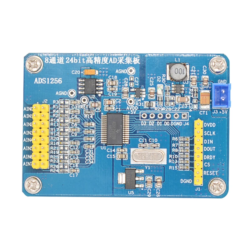 24 Bit Adc Ad Module Ads1256 Module High-precision Adc Data Acquisition ...