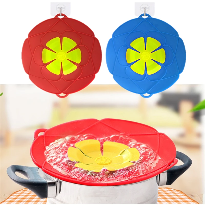Silicone Spill Proof Accessories Tools | Cooking Silicone Pot Cover Lid ...