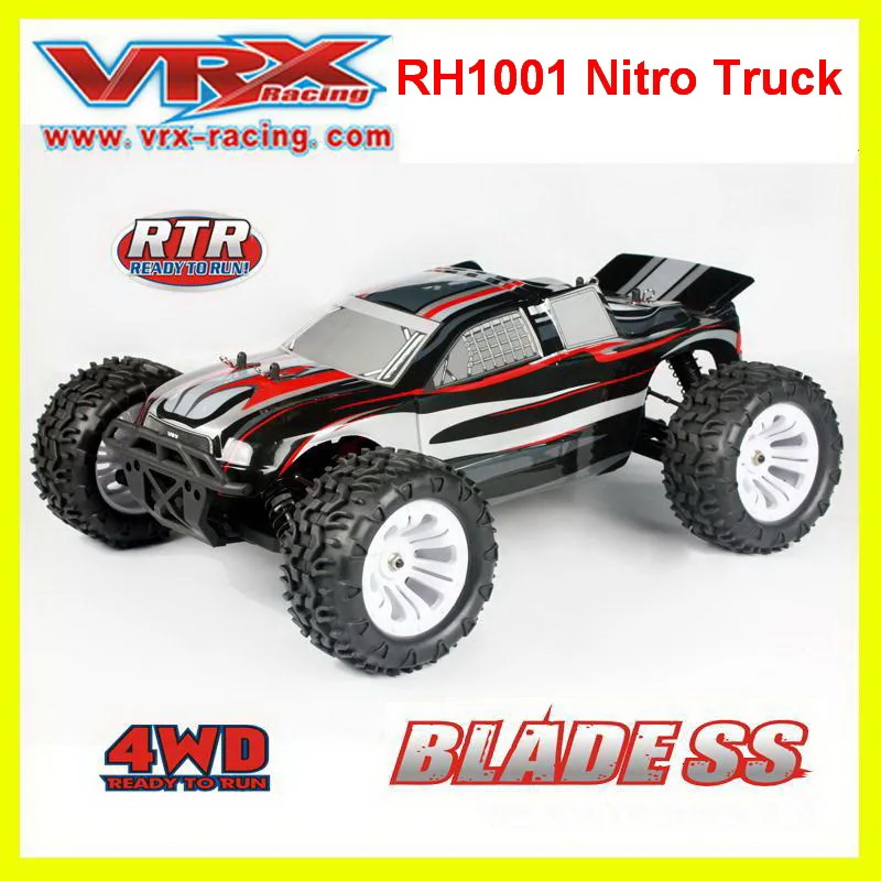 Rh1001 Rc Truck 1:10 Scale Nitro Gas Power Hobby Car Off Road Truck 4wd ...
