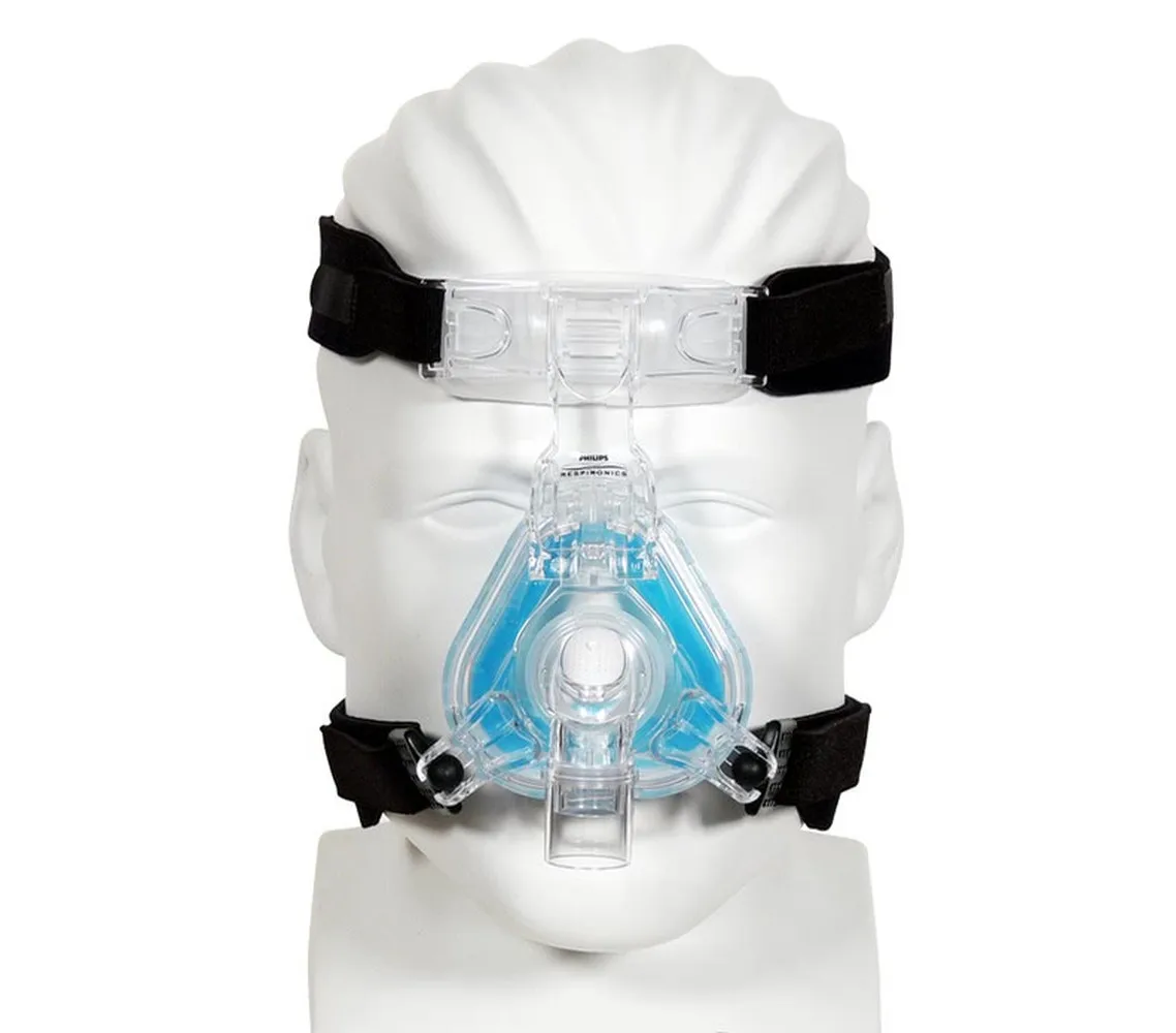 Respironics ComfortGel Blue Nasal Mask with Headgear Philips Breathing ...