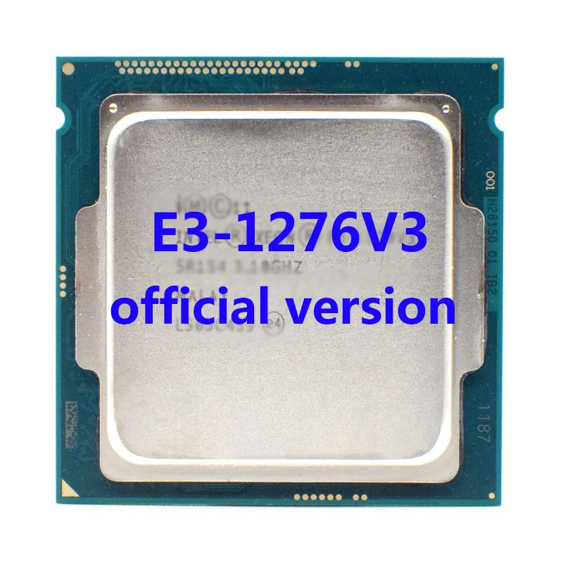 Verificador oficial E3 1276V3 cpu intel xeon rocessor 3.6ghz 4 core 8m ...