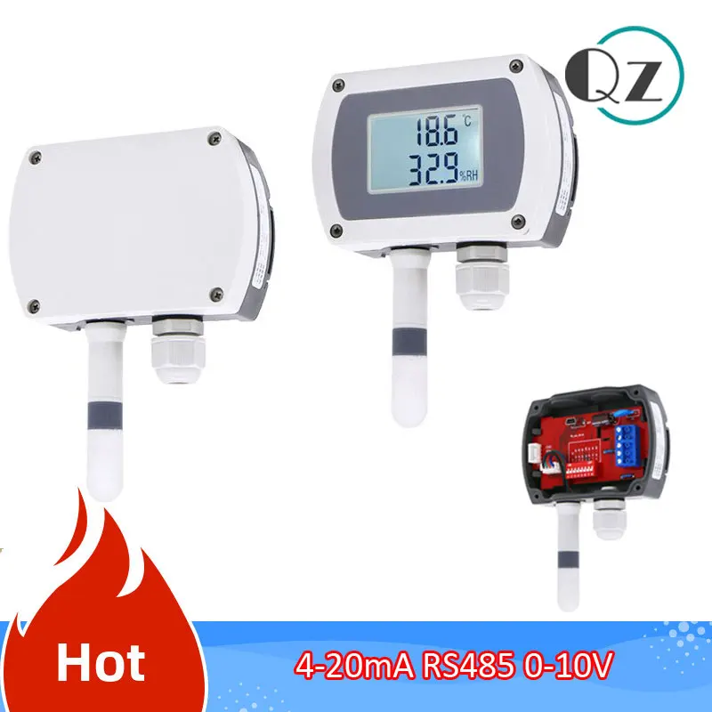 Wall-mounted-temperature-and-humidity-transmitter-RS485-4-20mA-0-10V ...