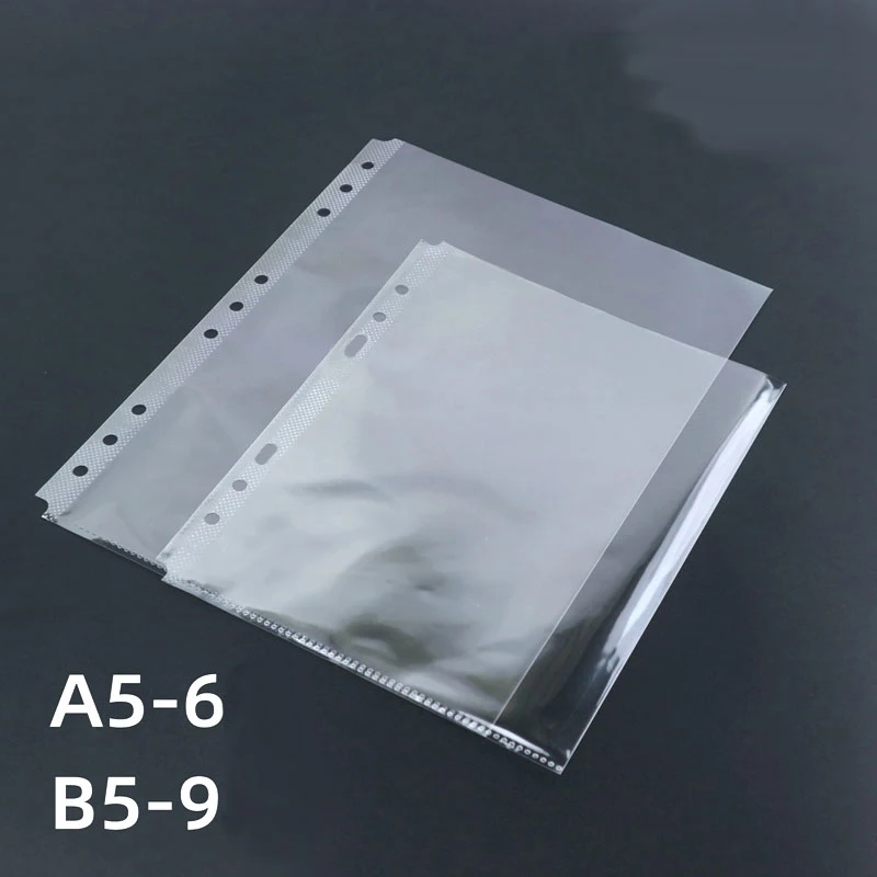 Conjunto com 50 Bolsas Transparentes A5/B5 para Organização de ...