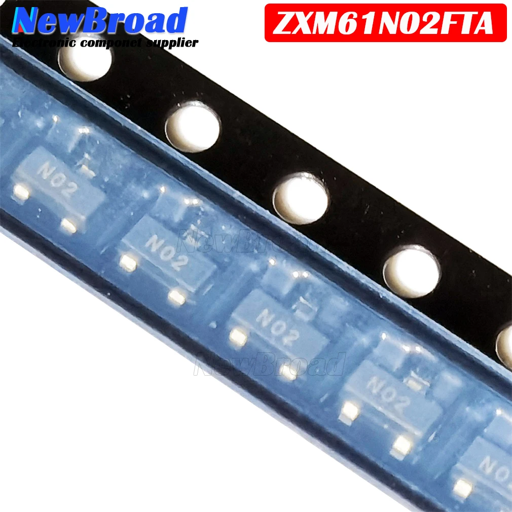 10PCS 새로운 ZXM61N02FTA NO2 ZXM61N02FTC N02 1.7A 20V SOT 23 N 채널 MOS FET ...
