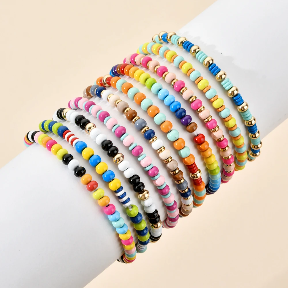 Bohemian New Luxury Cute Beads Bracelet Bead String Bracelets For Women ...