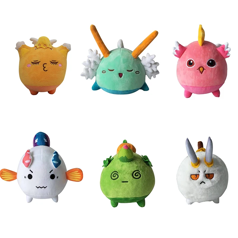 20cm Plush Axie Infinity Game Plush Toy Round Cute Kawaii Cartoon ...