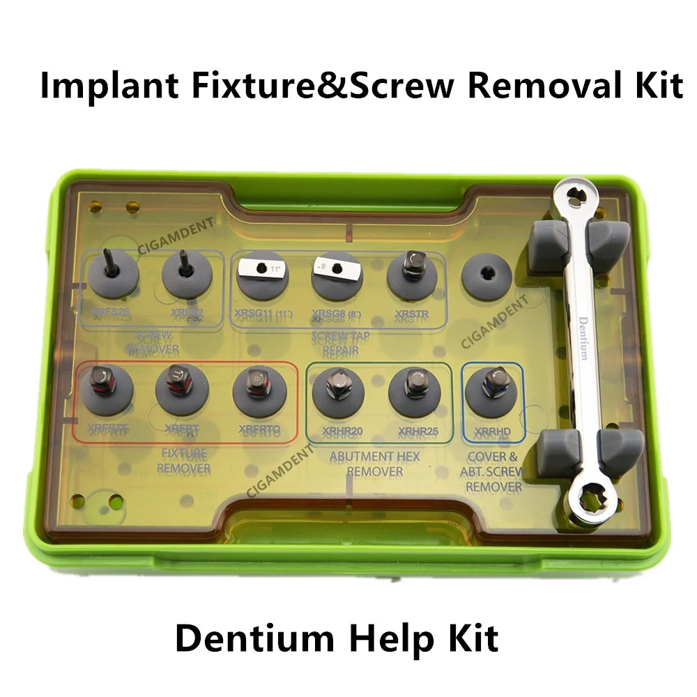Dentium Help Kit Dental Instruments Implant Fixture Fractured Screw ...