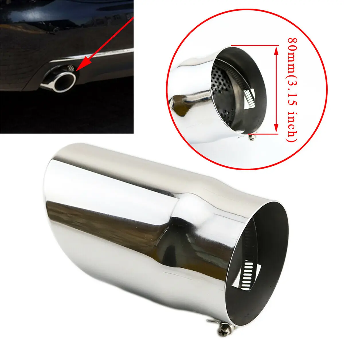 80mm-3-15-Universal-Auto-Rear-Exhaust-Muffler-Tailpipe-Tips-Cover-Trim ...