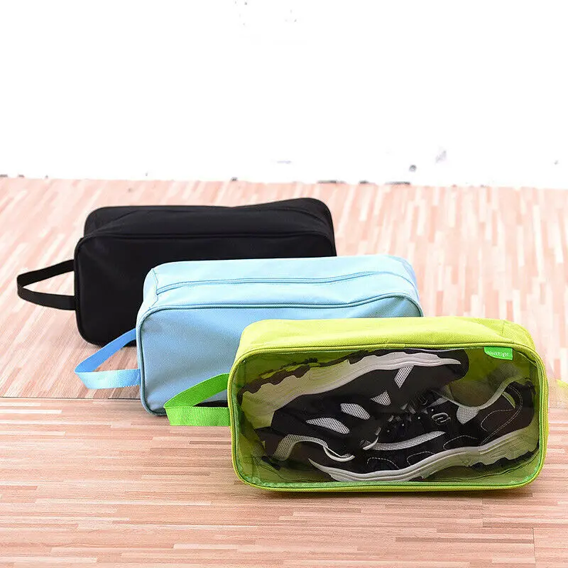 Portable Waterproof Travel Storage Shoe Pouch Shoes Organizer Bag Zip ...