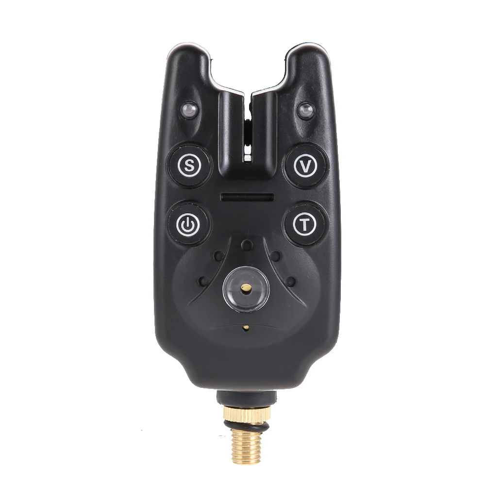 Fishing Bite Alarm With 2 Leds Blue Light Adjustable Tone Volume ...