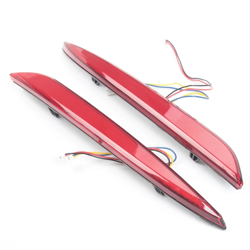 for Tesla Model 3 Rear Bumper Reflector LED Dynamic Turn Signal Lights ...