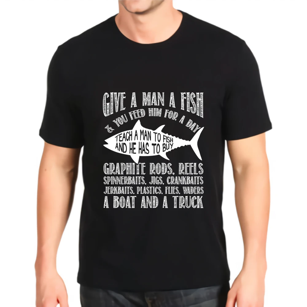 Camiseta con nuevo estampado para pescar para hombre, camiseta ...
