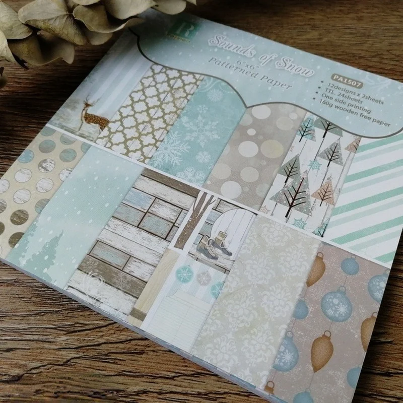 Patterned Paper Scrapbooking Pack Handmade Craft Background Pad Single ...