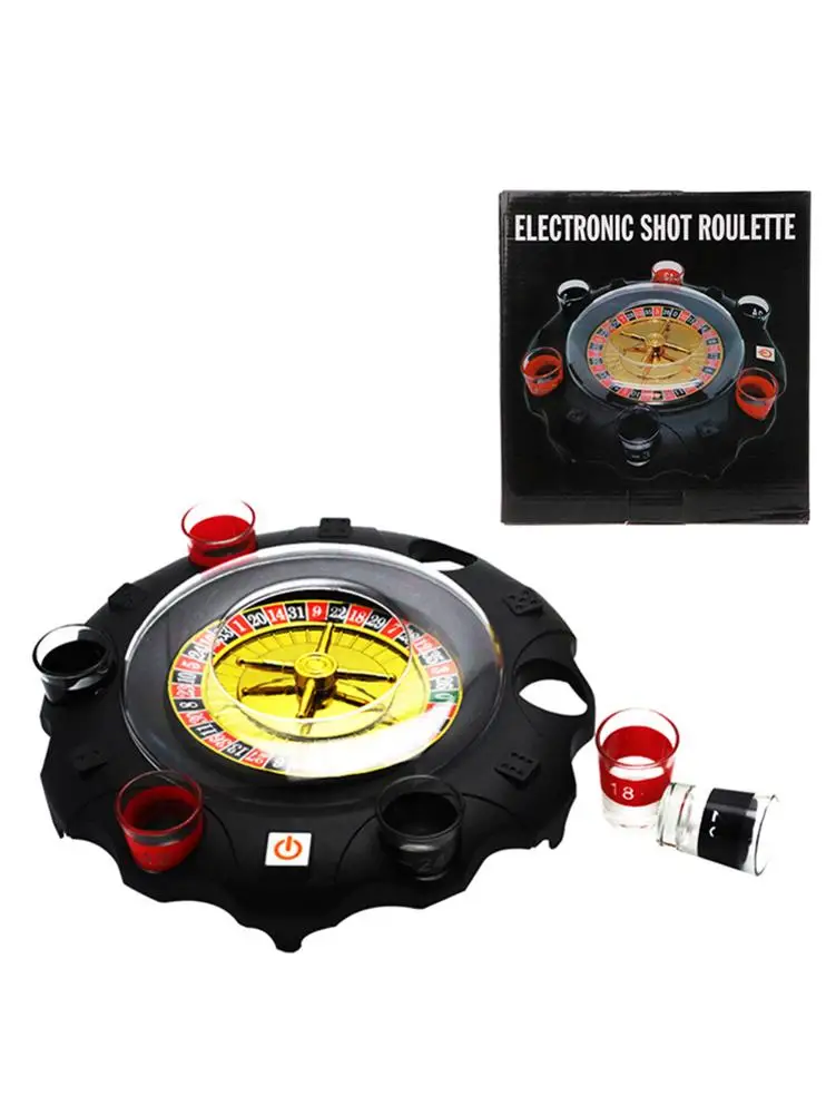 2019 Electric Russian Lucky Turntable Roulette Wine Turntable Turn ...