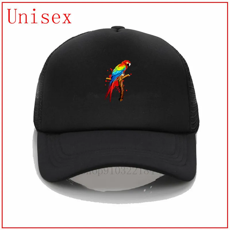 Parrot Pet Macaw Exotic Bird snapback hat summer hat cool satin ...