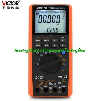 Victor 79a vc79aハンドヘルドプロセスmultimeter vc79aプロセス信号送信機マルチメーター|マルチメータ| - AliExpress