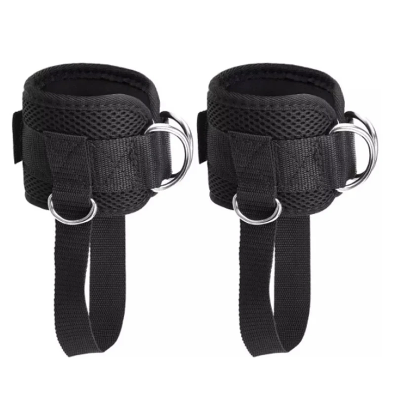 Adjustable Ring Ankle Straps With Foot Strap Cable Machine Fitness ...