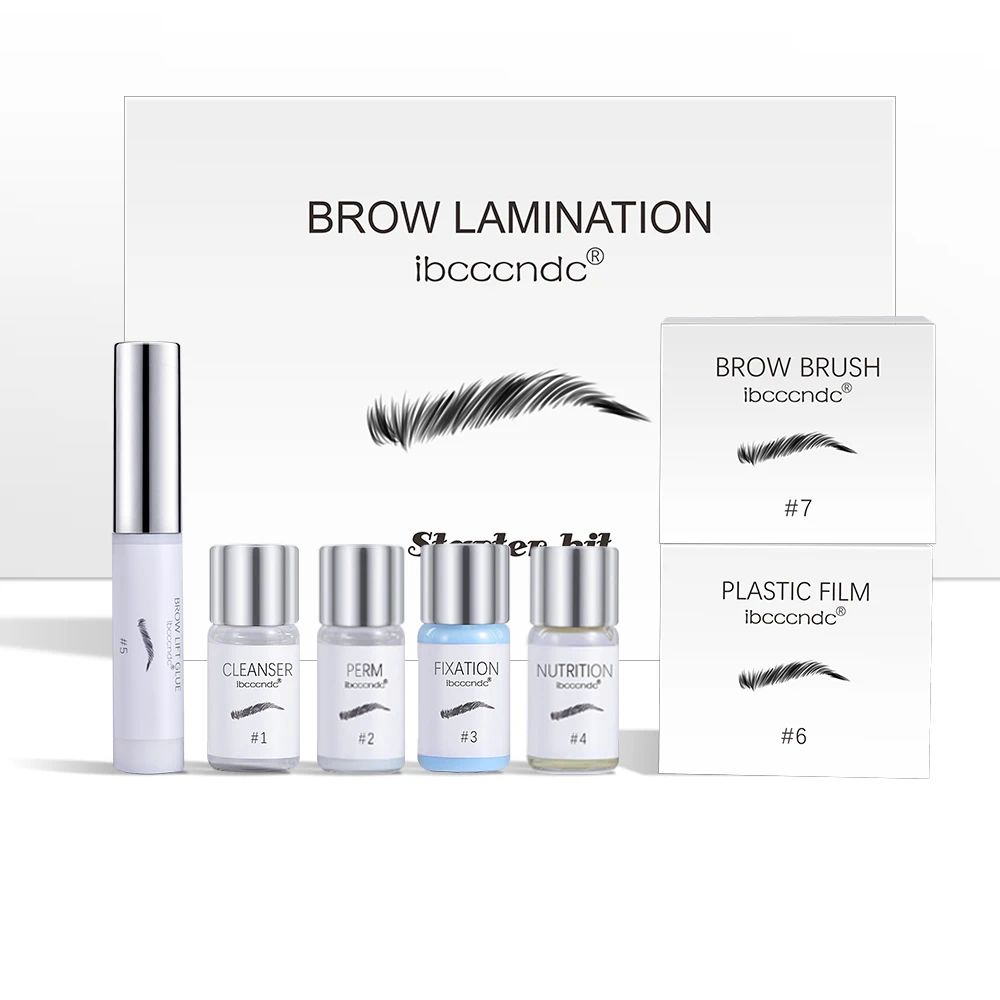 Keratin Brow Lamination Starter Kit Eyelash & Brow Lift Perming Pads Extension Kit Curling Eye ...