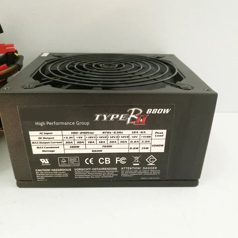 New Original PSU For Hiper Dual MutePower Supply Rated 700W Peak 880W ...