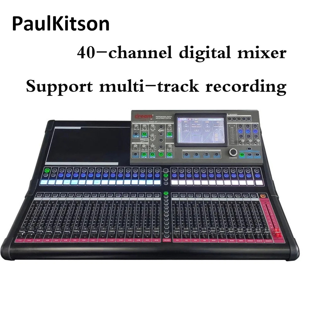 Paulkitson 40 Channel Professional Digital Mixing Studio Multitrack ...