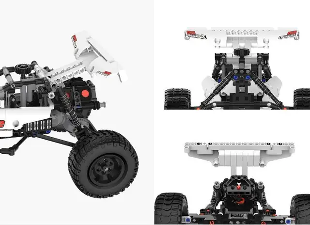 Original Xiaomi Mijia Building Blocks Cars Desert Racing Cylinder ...
