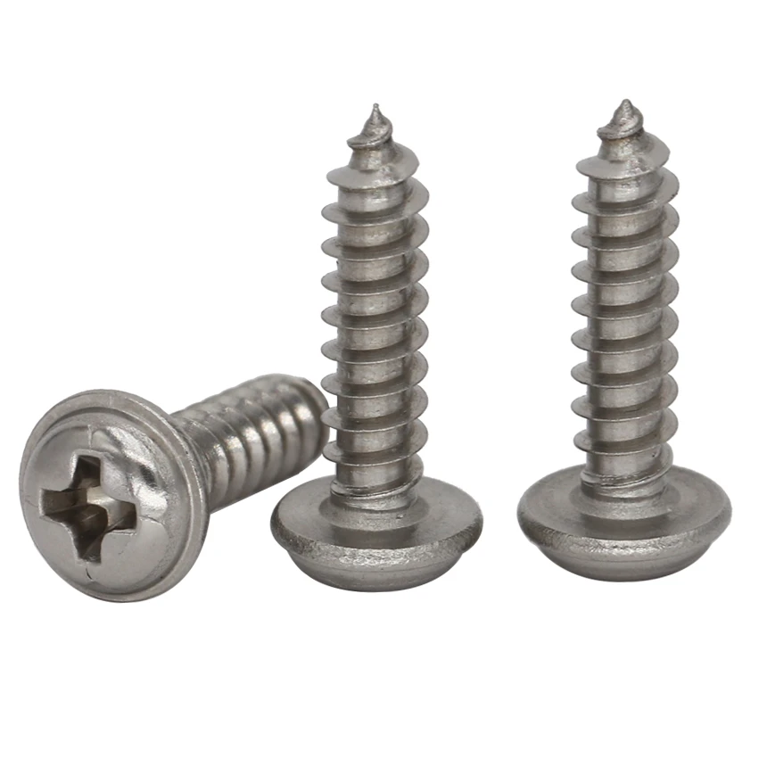 M4 M4*16 M4x16 M4*20 M4x20 304 Stainless Steel Ss Pwa Pan Round Head ...