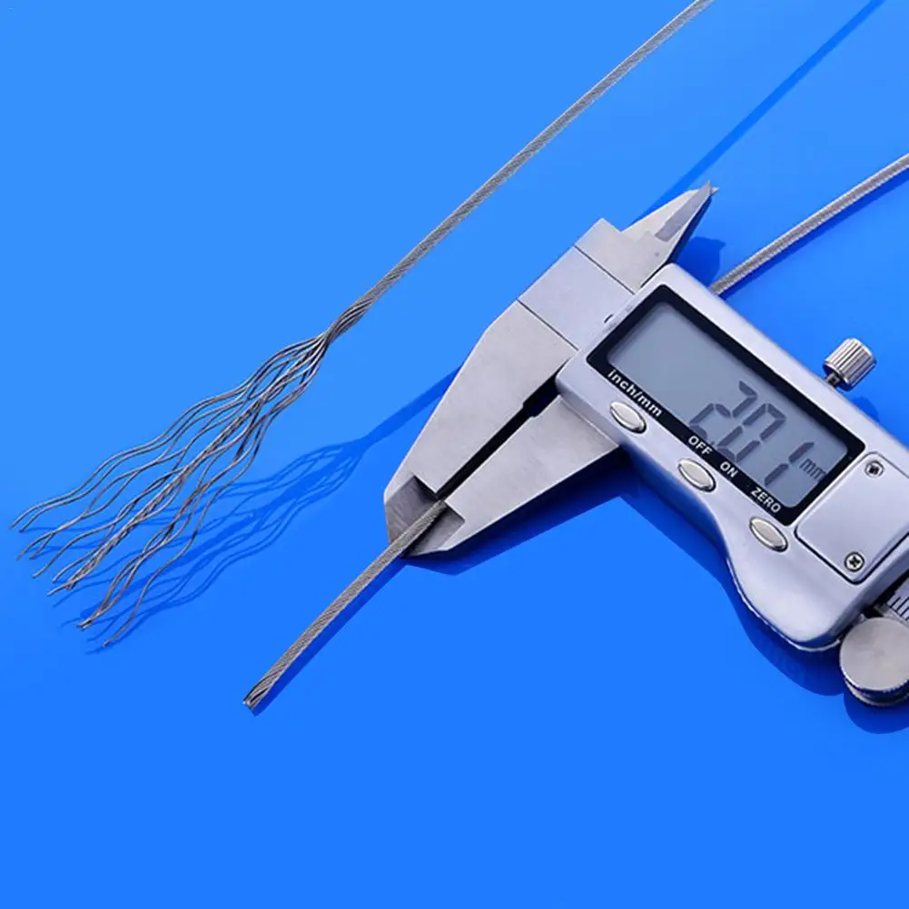 TRINGLE - EMBOUT TRINGLE,A--Rideau en acier inoxydable 304, 5M, jeu de ...