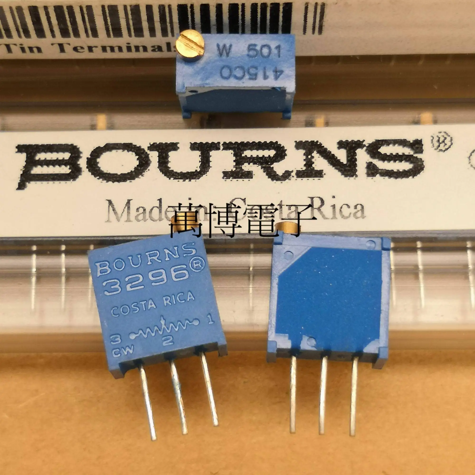 BOURNS 정밀 조정 가능 유럽 가변 저항 20 개/50 개, 3296W 501 500 옴, 무료 배송|축전기| - AliExpress